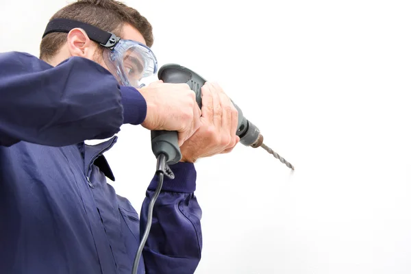 Photos: mask and goggles | Young Man Protective Mask Goggles Using ...