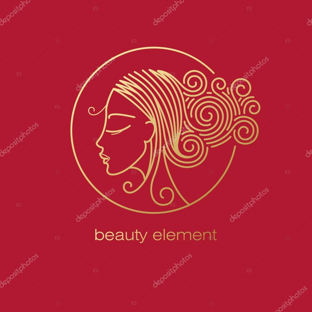 Logo. Female profile. Stock Vector Image by ©sasha-kasha #106292342