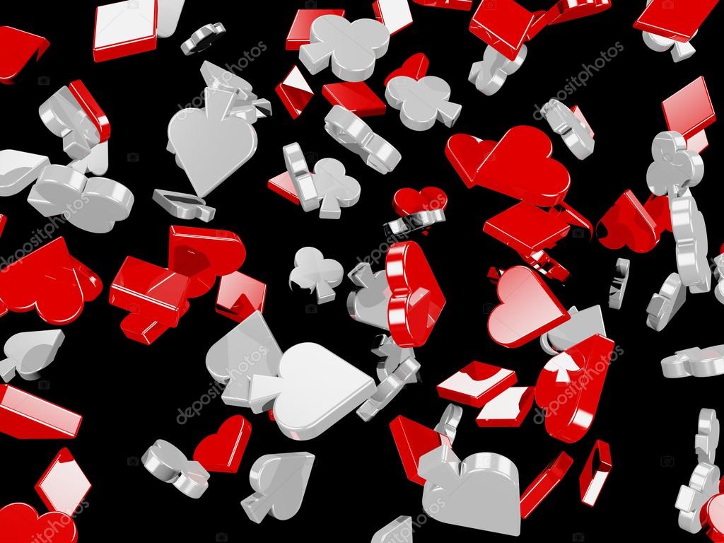 Red and Black Card Symbols background Stock Photo by ©injenera 81885588