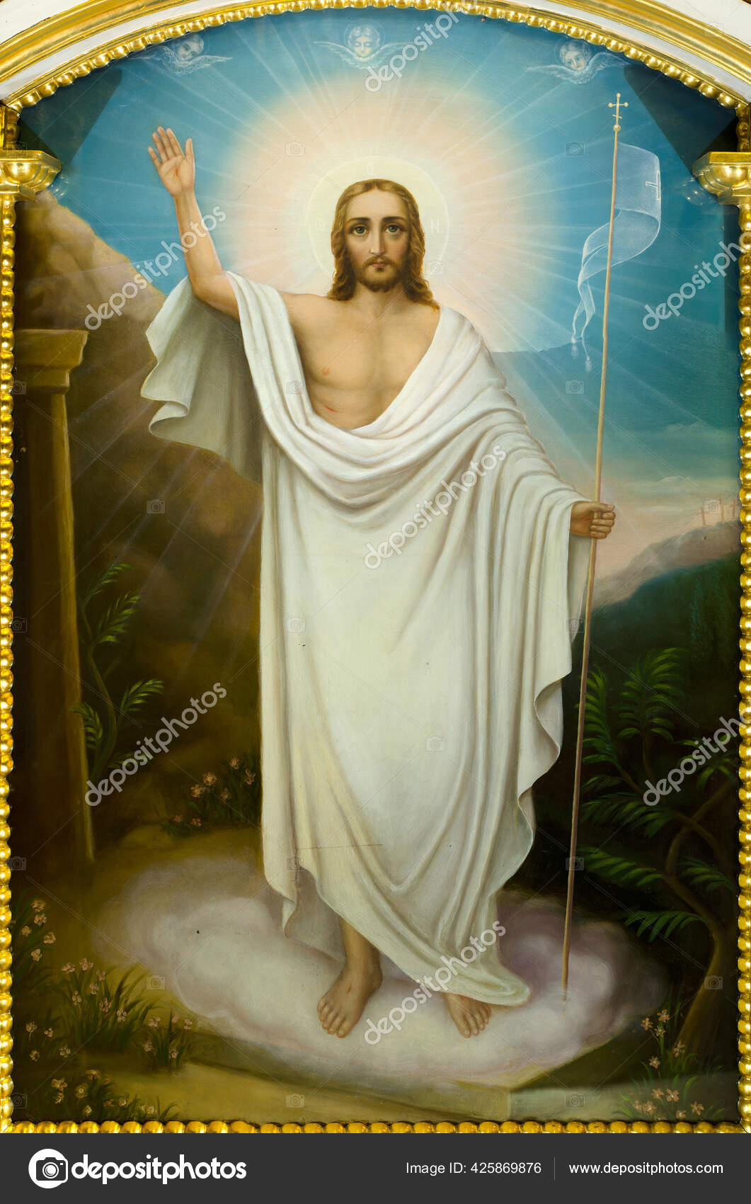 Risen Jesus Icon