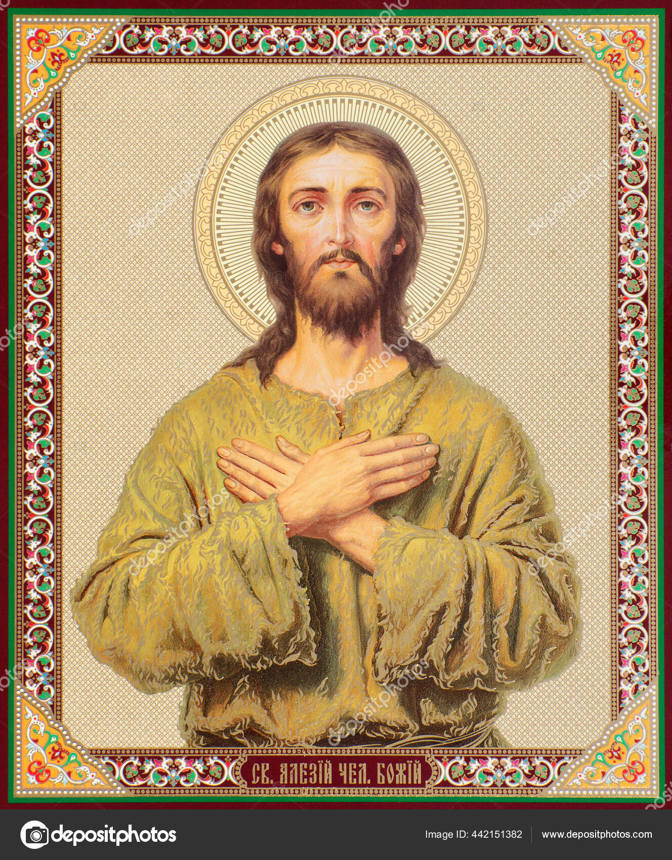 Saint Alexis Stock Photos Saint July 17 : St. Alexis Man Of God From