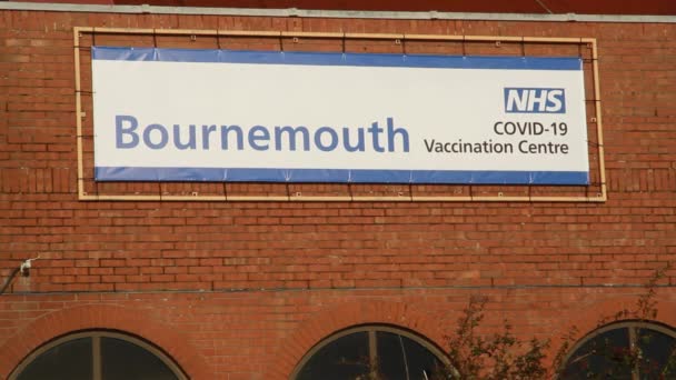 Bournemouth England Sign Nhs Covid Vaccination Centre Bournemouth ...
