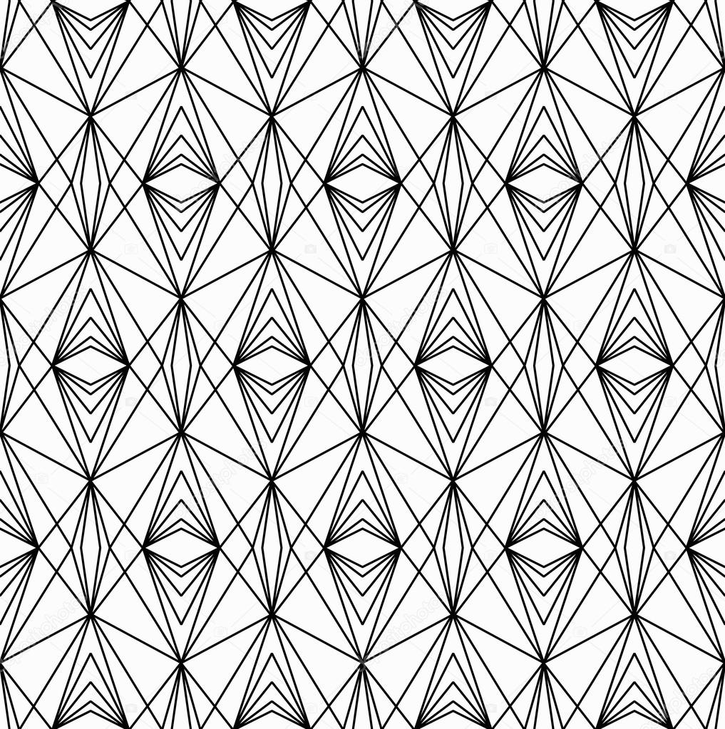 Line lace seamless pattern Stock Vector by ©amovitania 90233848