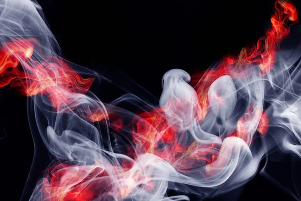Red Black Abstract Light Smoke Background Design Stock Photo by ...