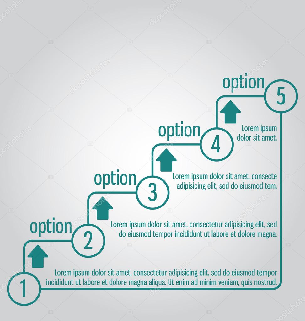 Simple and clear template, steps. Can be used for infographics, Stock ...