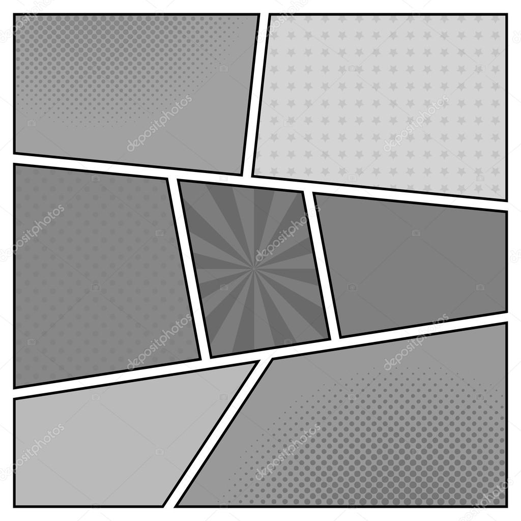 Marvel Comic Page Template