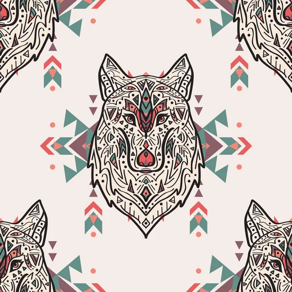 Wolf pattern ภาพเวกเตอร์สต็อก Wolf pattern ภาพประกอบที่ปลอดค่าลิขสิทธิ์ ...