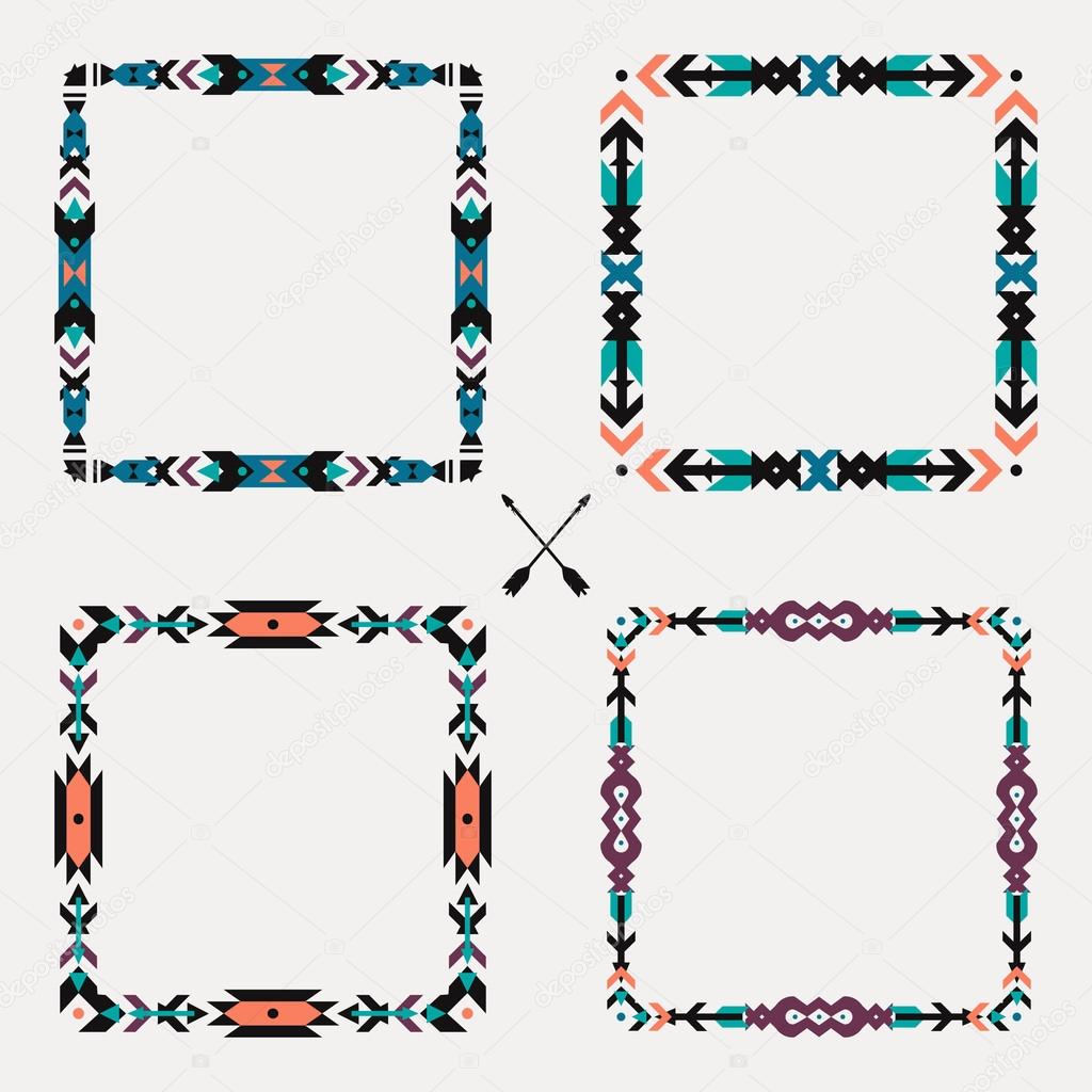 Native American Indian Border Designs