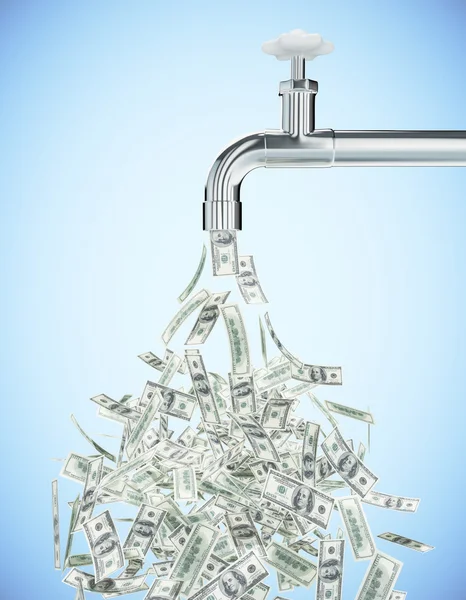 Dollar bill tap Stock Photo by ©peshkov 115447646