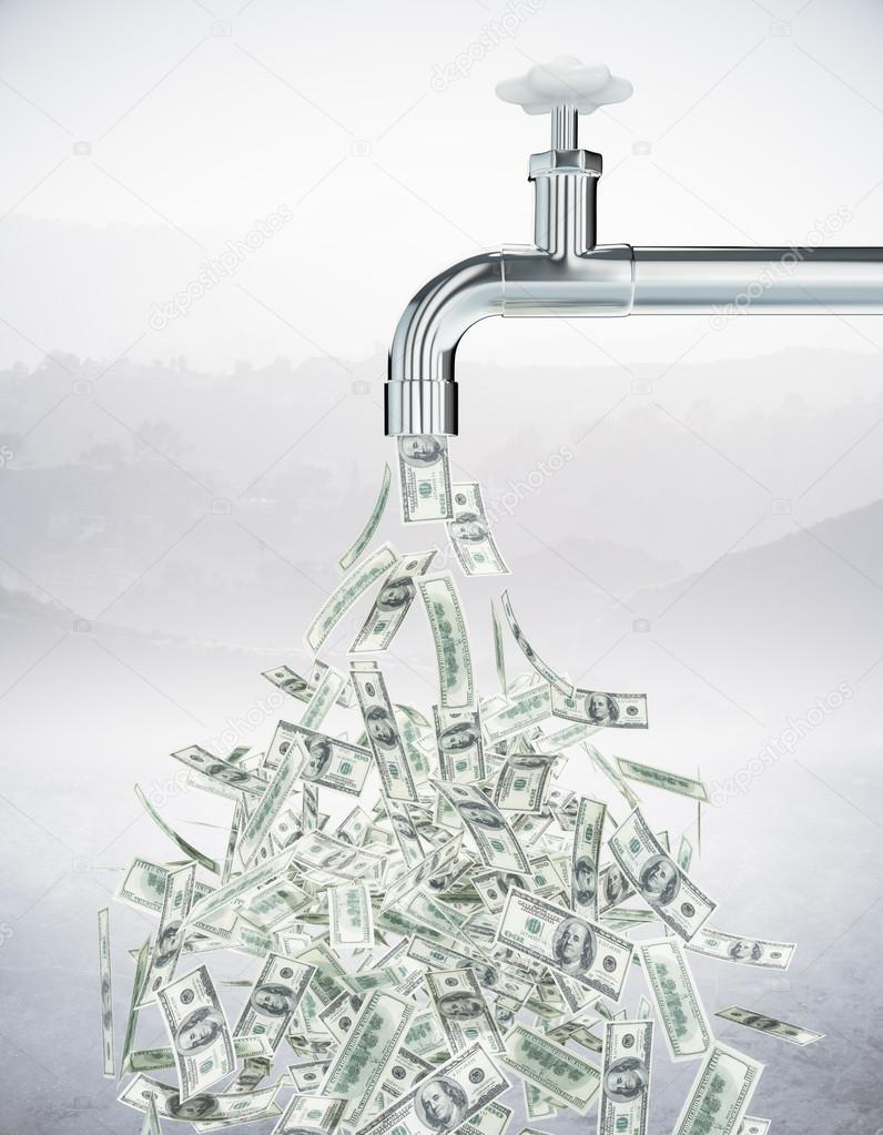 Dollar bill tap Stock Photo by ©peshkov 115447646