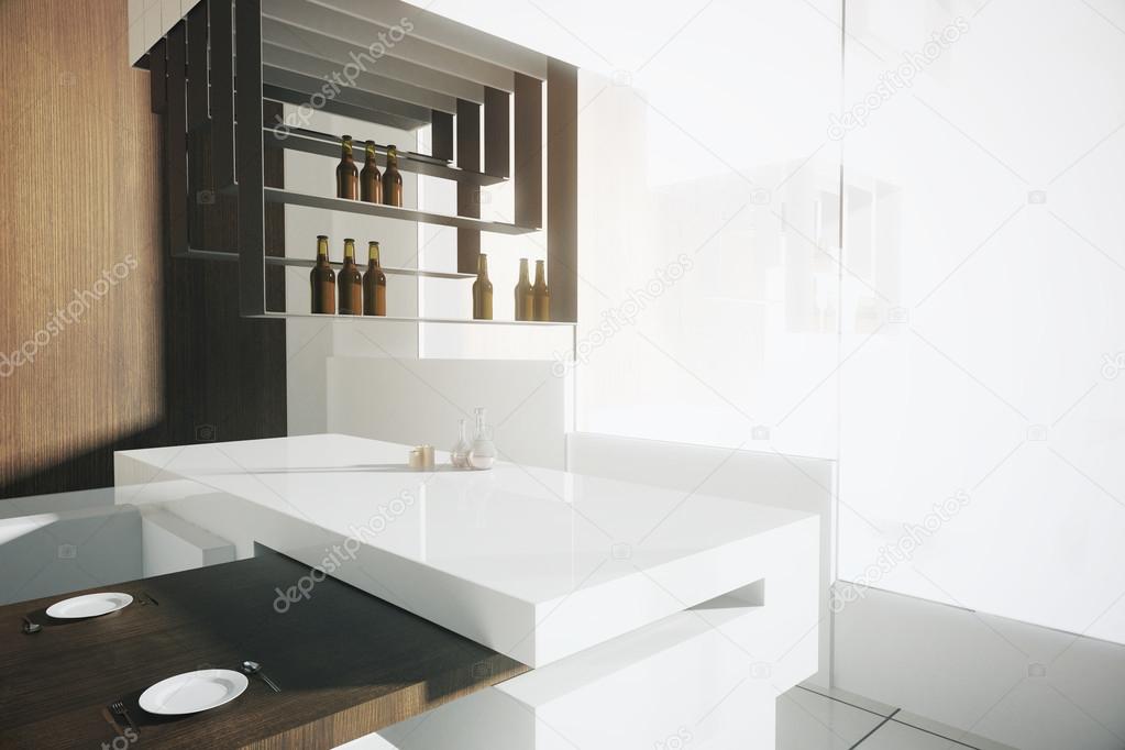 Closeup of kitchen bar Stock Photo by ©peshkov 115448556