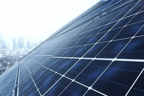 Side view of solar panels Stock Photo by ©peshkov 117073266