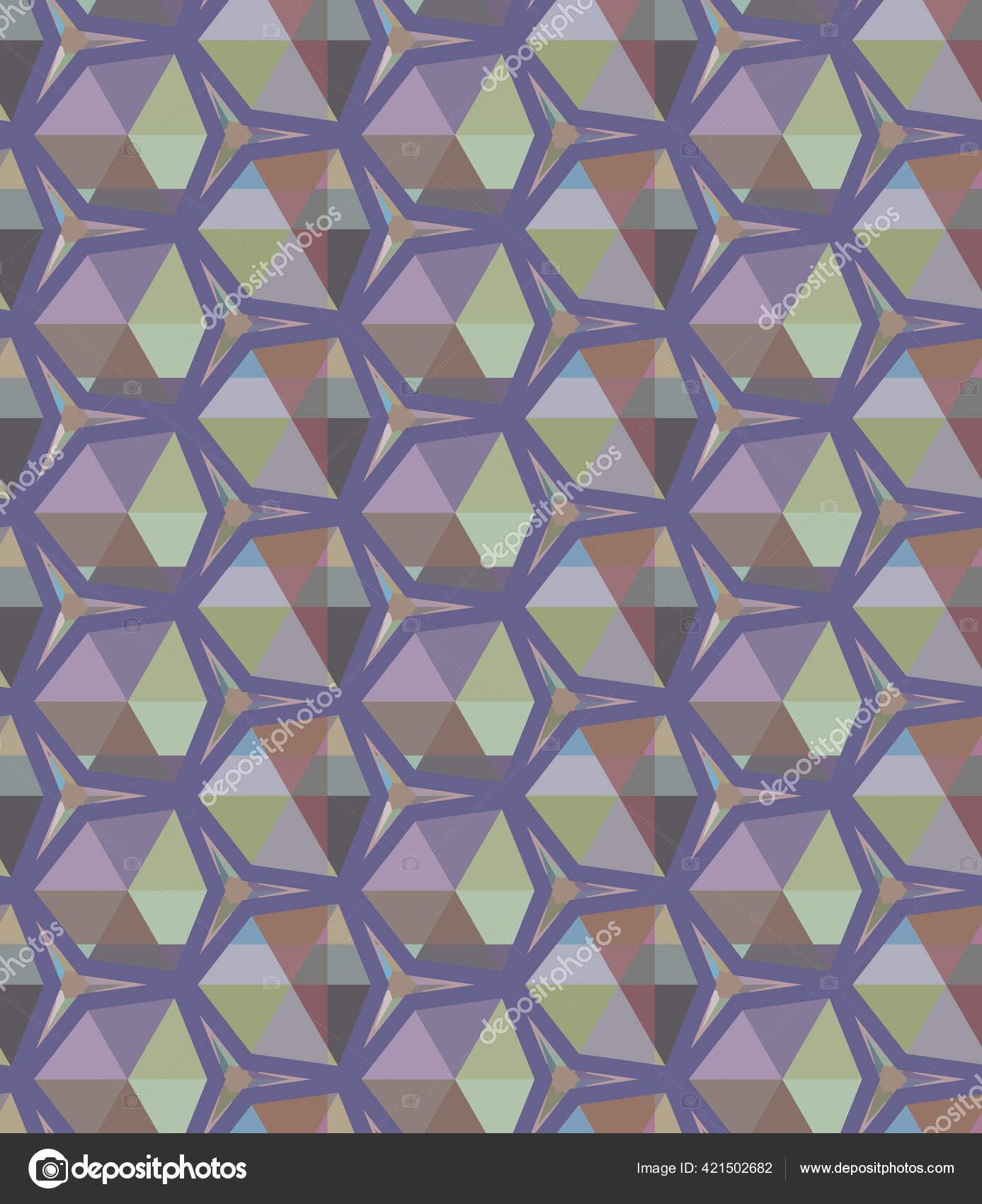 Seamless Template Abstract Wallpaper Vector Illustration Stock Vector ...