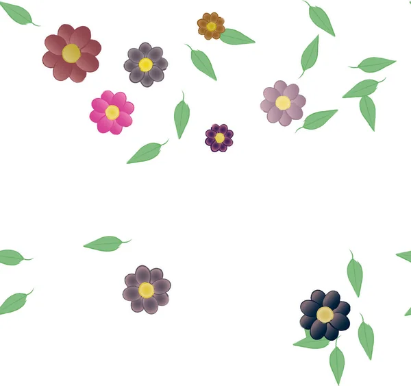 Cadena de flores imágenes de stock de arte vectorial | Depositphotos