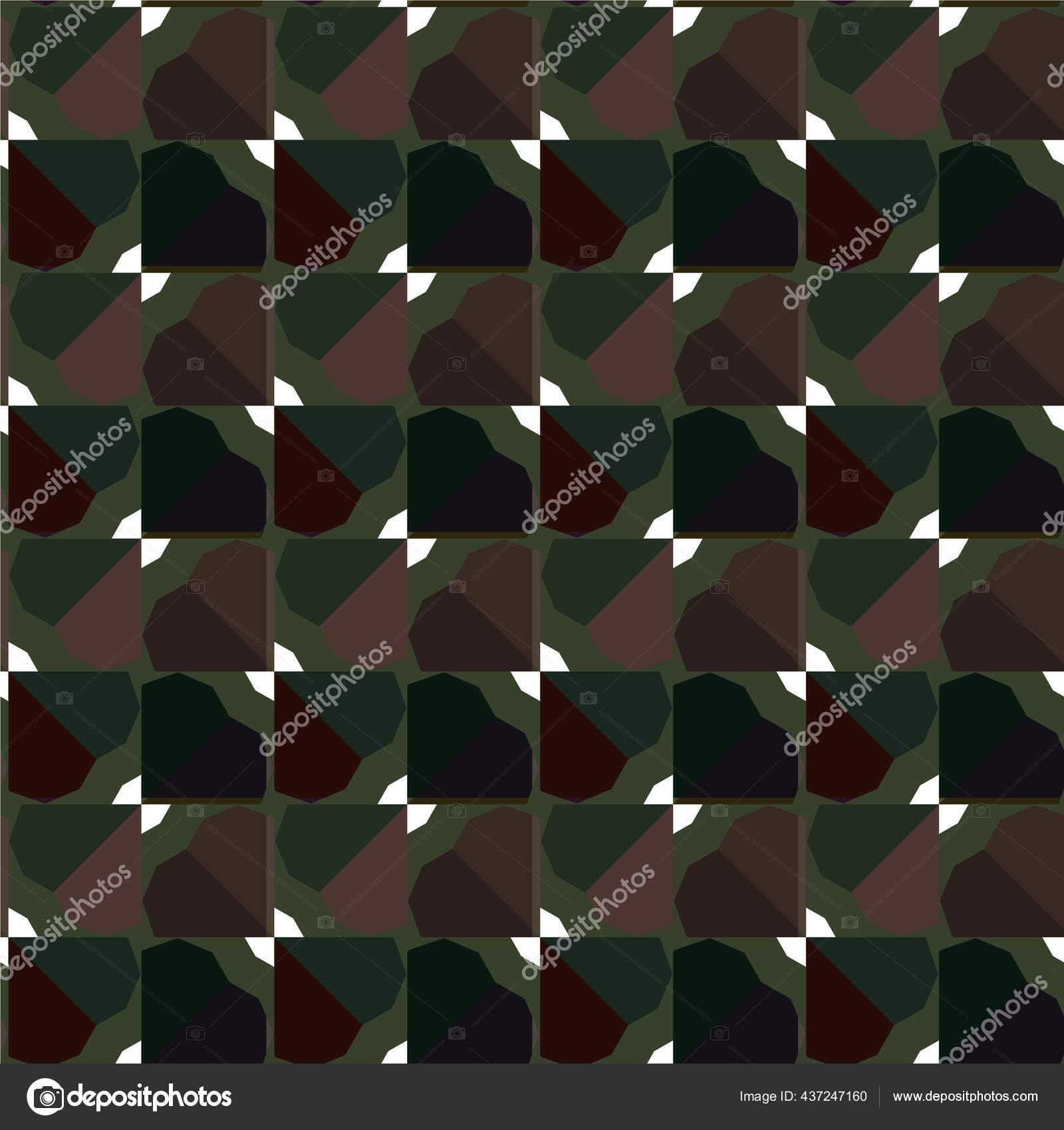 Geometric Abstract Seamless Pattern Vector Illustration Stock Vector By ©geometricpatterns 437247160