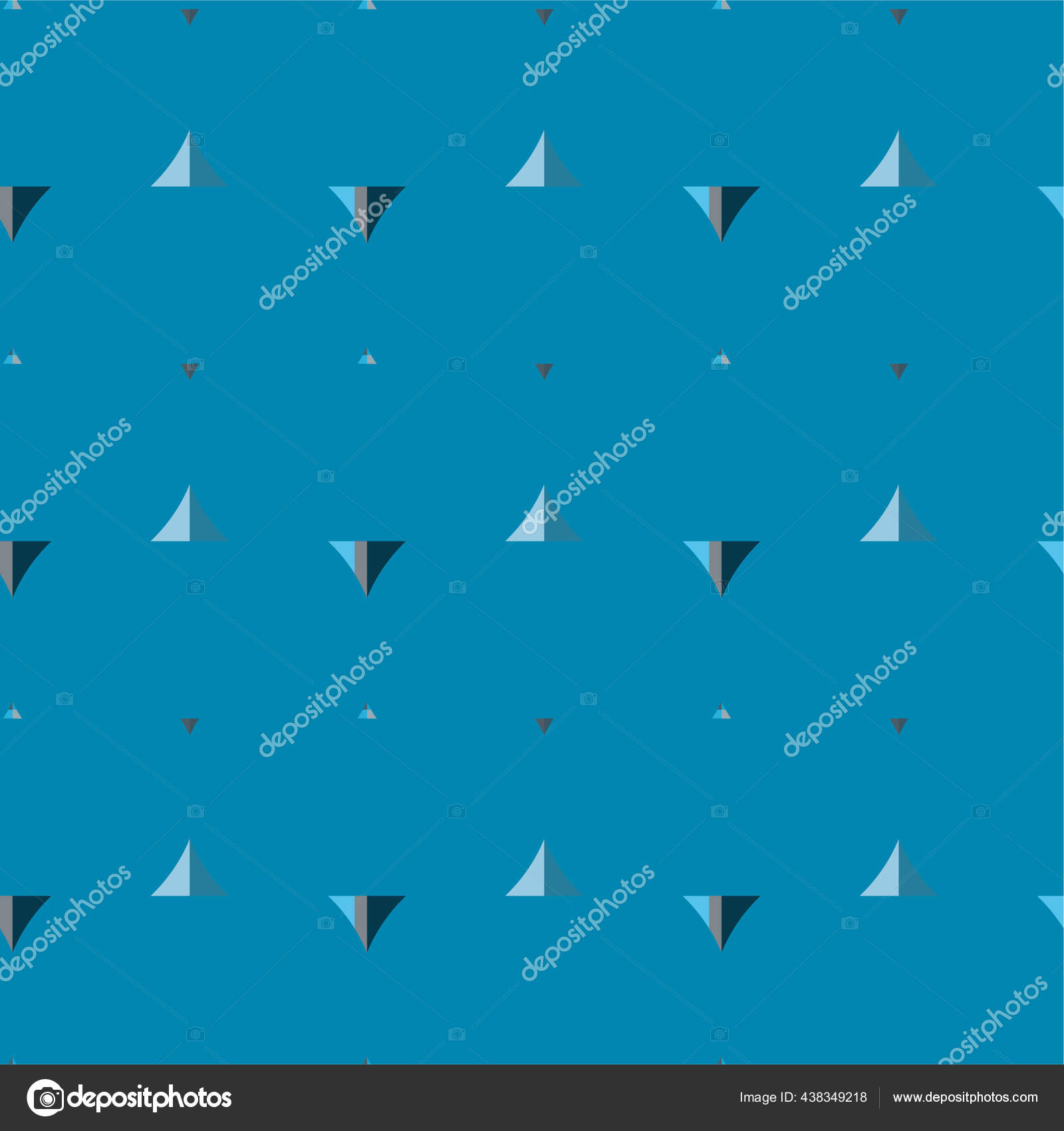 Geometric Abstract Seamless Pattern Vector Illustration Stock Vector By ©geometricpatterns 438349218