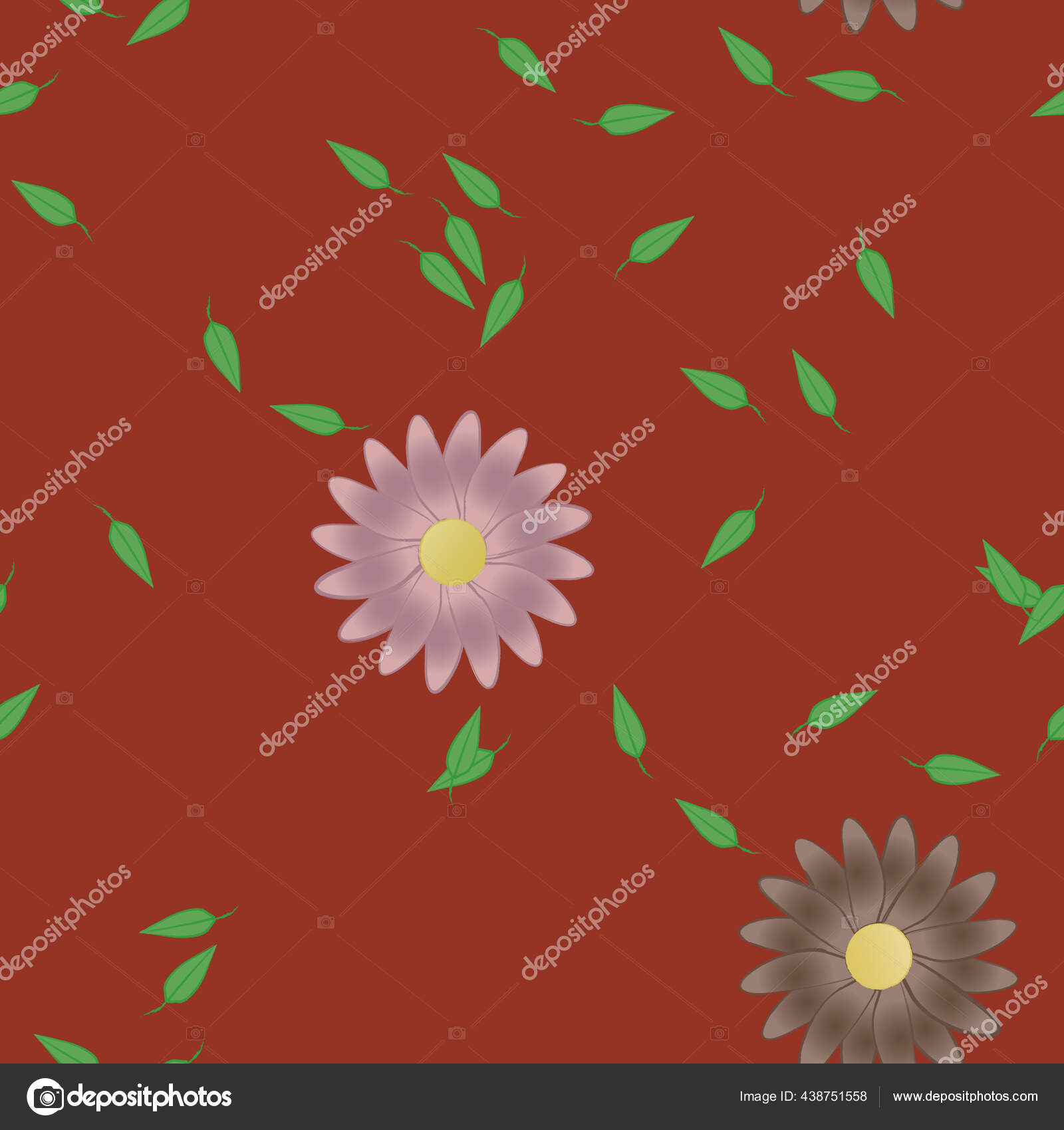 Simple Colorful Flower Pattern