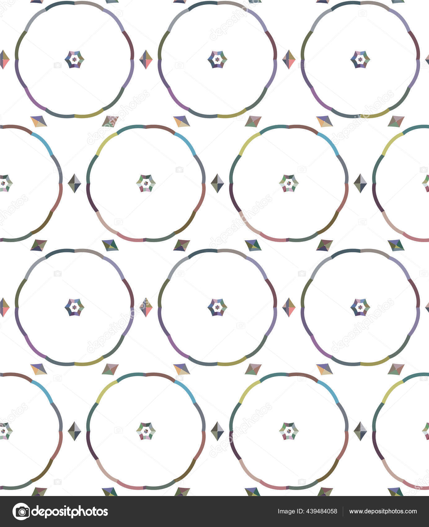 Geometric Abstract Seamless Pattern Vector Illustration Stock Vector By ©geometricpatterns 439484058