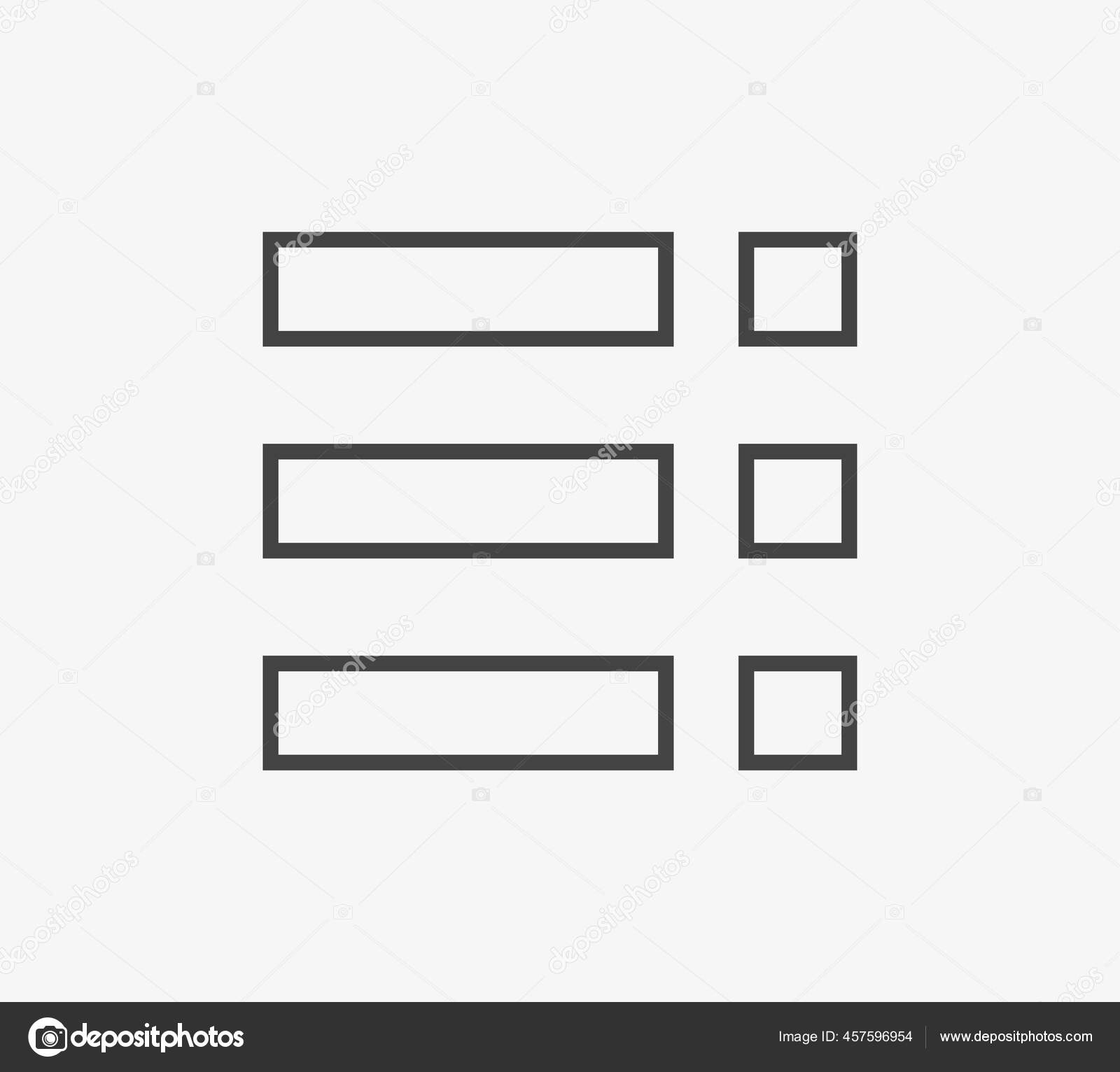 Illustration List White Background Stock Vector by ©GeometricPatterns ...