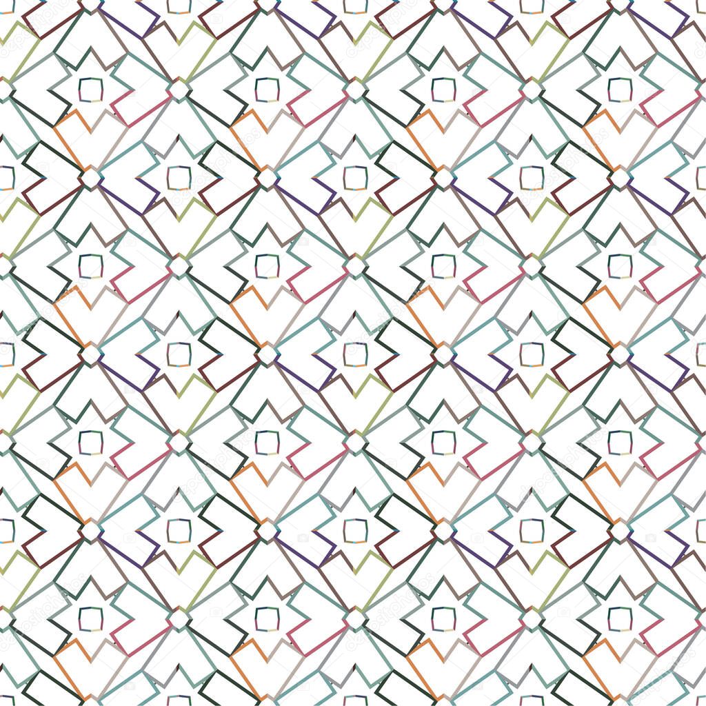 patrón sin costura con formas geométricas vector ilustración 2022