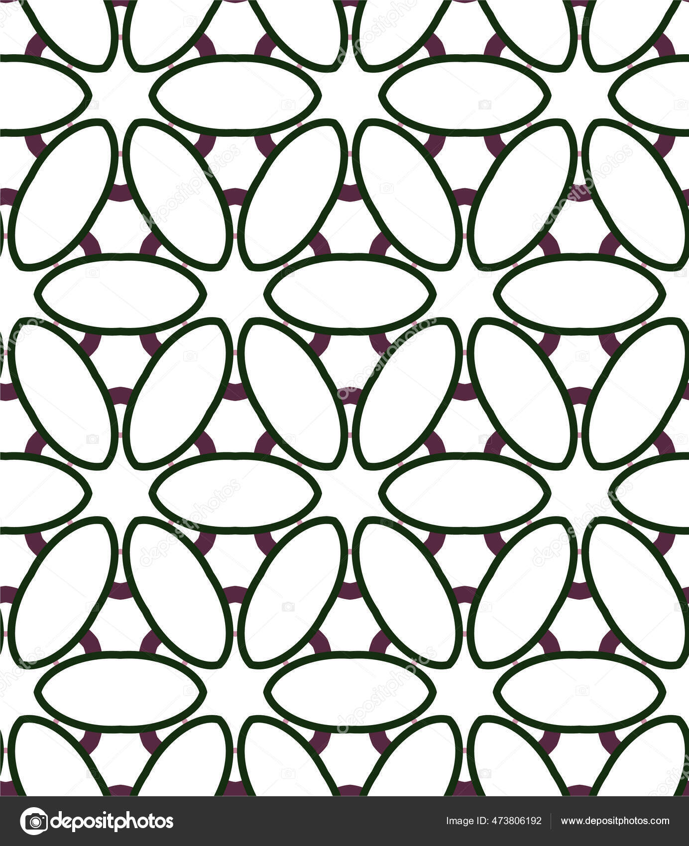 Decorative Ornate Template Seamless Pattern Stock Vector by ...