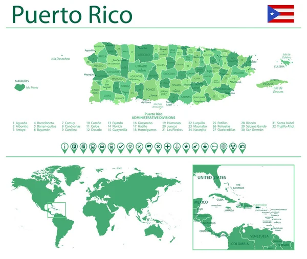48 Puerto rico map infographics Vector Images | Depositphotos