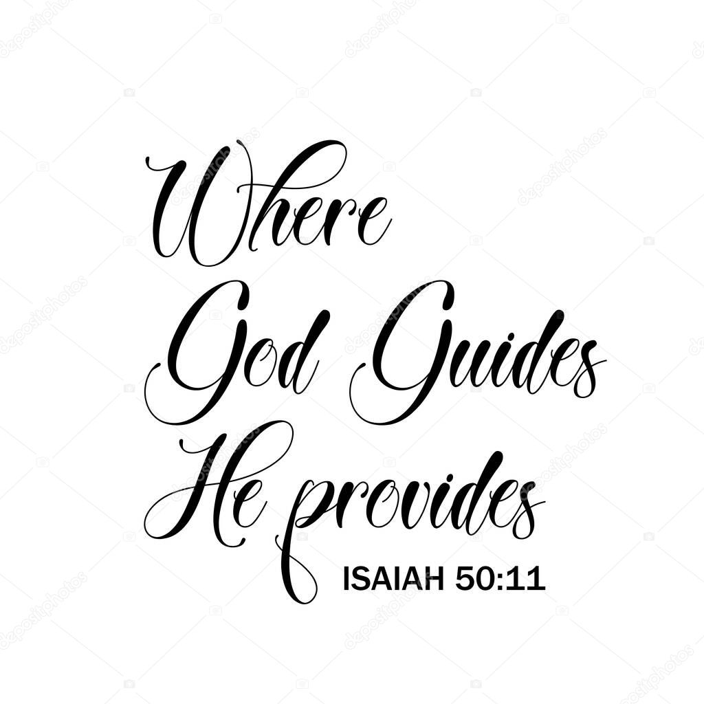Donde Dios guía Él provee, Versículo Bíblico del Día, Tipografía para ...
