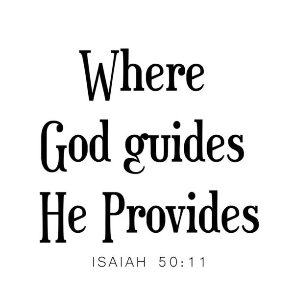 Donde Dios guía Él provee, Diseño de Versículo Bíblico, Tipografía para ...