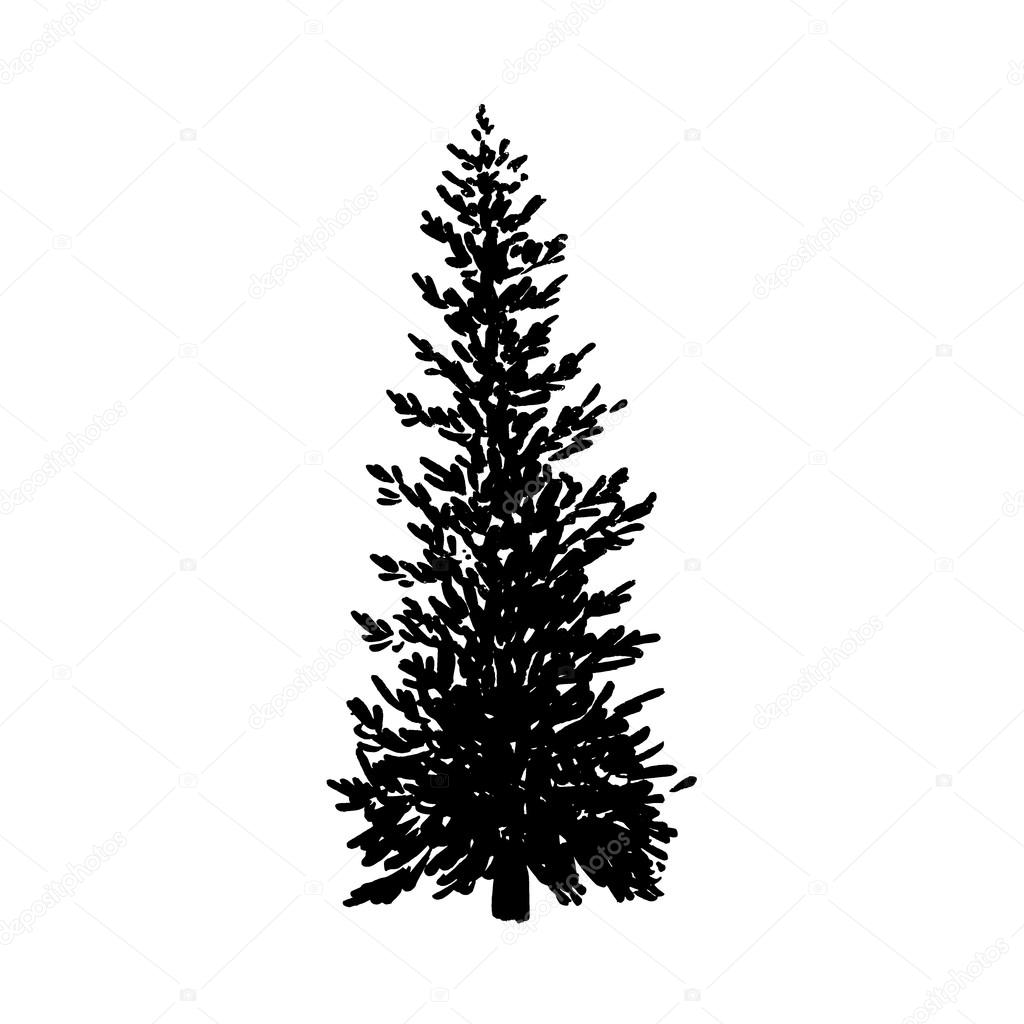 Freehand tree drawing Stock Vector by ©barkarola 113946108