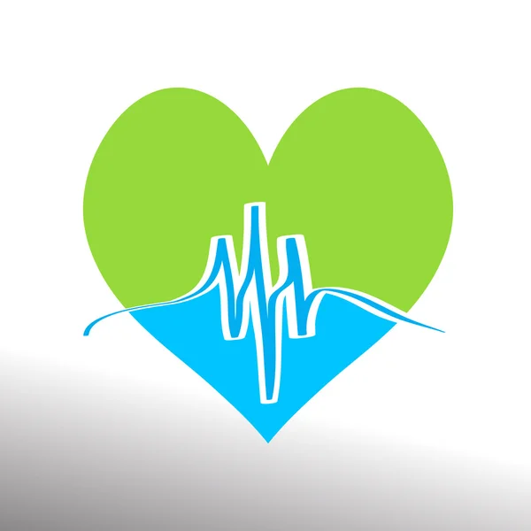 Heart with life line Stock Vector Image by ©MAJIVECKA #59556377