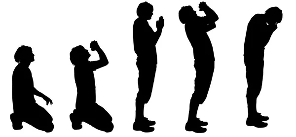 ᐈ Suplicar dibujo vectores de stock, ilustraciones hombre suplicar ...