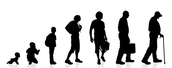 Silhouette generation Vector Art Stock Images | Depositphotos