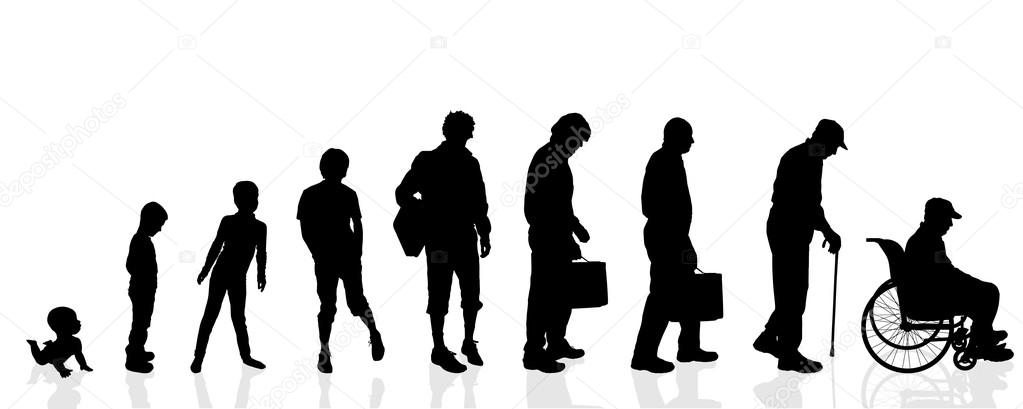 Silhouette generation men. Stock Vector Image by ©MAJIVECKA #62358339