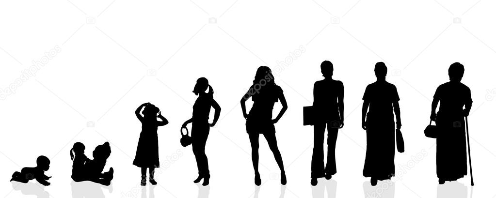 Silhouette generation women. Stock Vector Image by ©MAJIVECKA #62358365