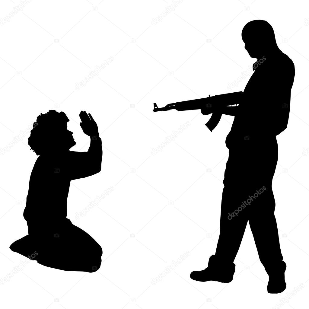 Man with a gun ⬇ Vector Image by © MAJIVECKA | Vector Stock 62378499