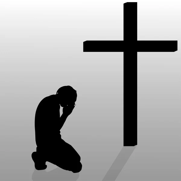8,733,177 Kneeling in prayer Vector Images | Depositphotos