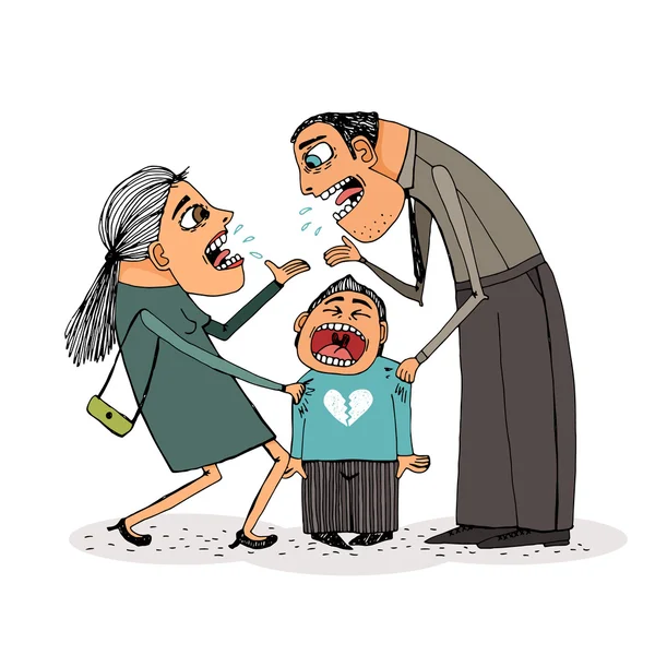 Angry father Vector Art Stock Images | Depositphotos