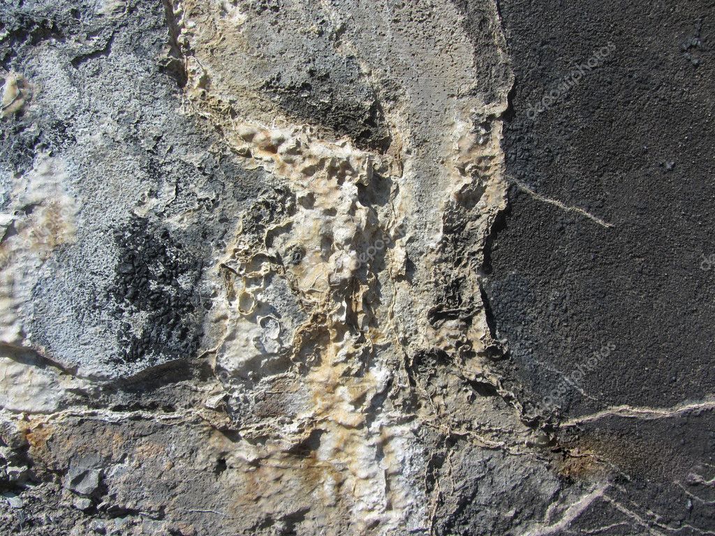 Grunge Natural Stone Rock Calcium Deposit Textures — Stock Photo ...