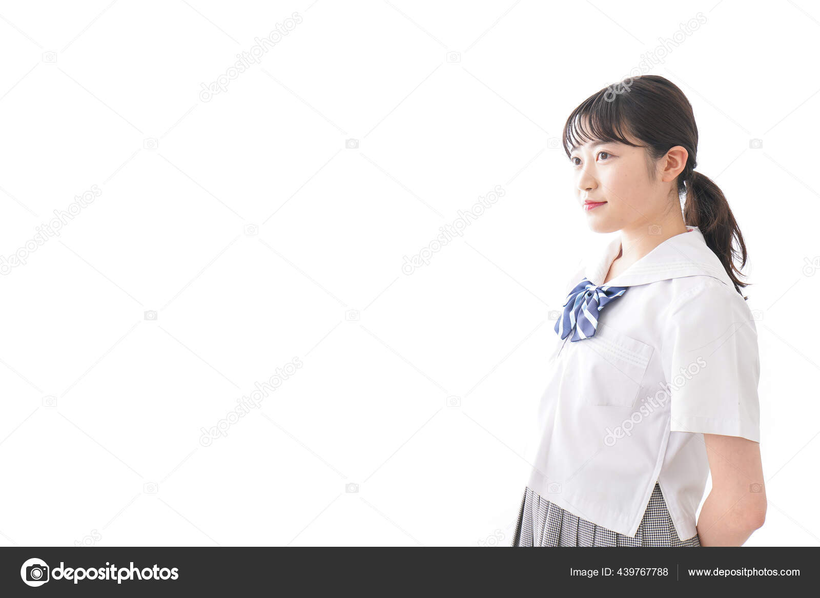 Young Smiling Student Close — Stock Photo © maroke #439767788