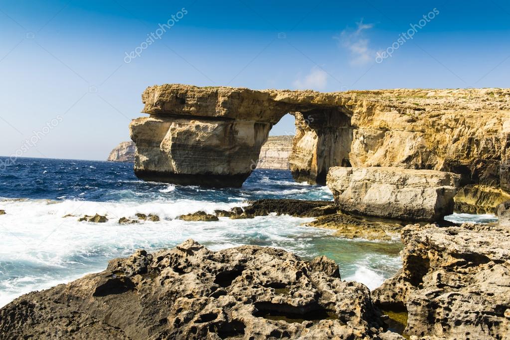 Azure Window, Gozo, Maltese Islands — Stock Photo © varsescu #74603287