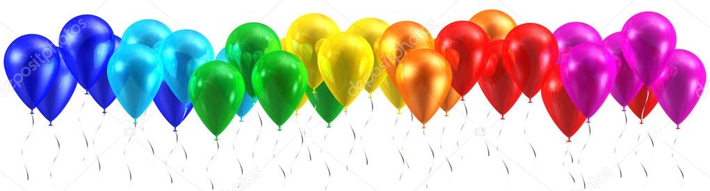 Rainbow balloons Stock Photos, Royalty Free Rainbow balloons Images ...