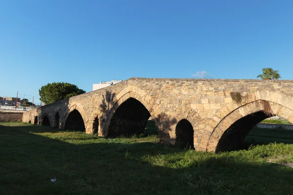 Old Historic Aqueduct like Rail Road in Sicily near Palermo — Stock ...