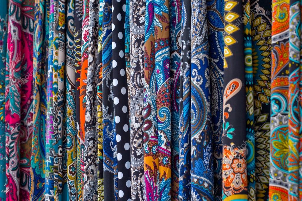 Multicolored fabrics — Stock Photo © Juan_G_Aunion #55919859