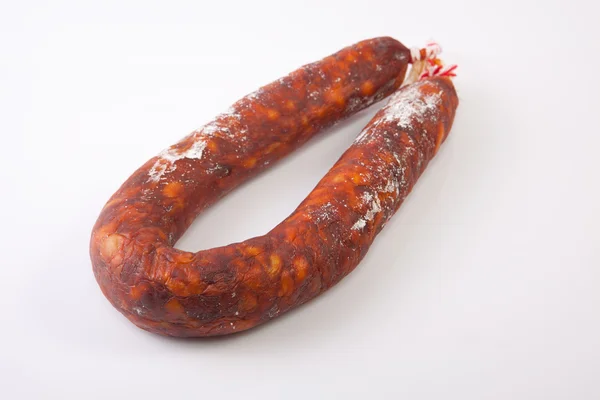 Iberian red spanish chorizos with their distinctive smokiness an ...