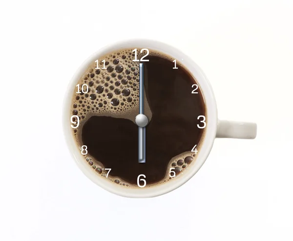 Drinking coffee clock Stock Photos, Royalty Free Drinking coffee clock ...