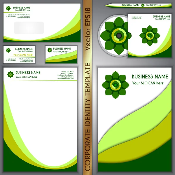 Vector corporate brand template - Stock Image - Everypixel