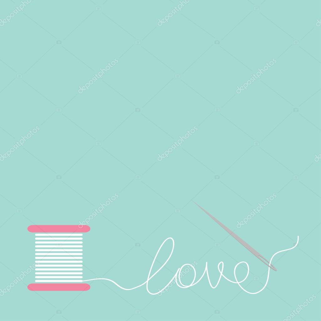 Needle And Spool Of Thread Stock Vector Image By ©worldofvector 57446857