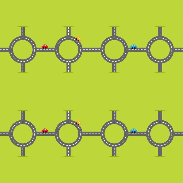 Road Map, Flat Design Vector Illustration Education Career Path Concept ...