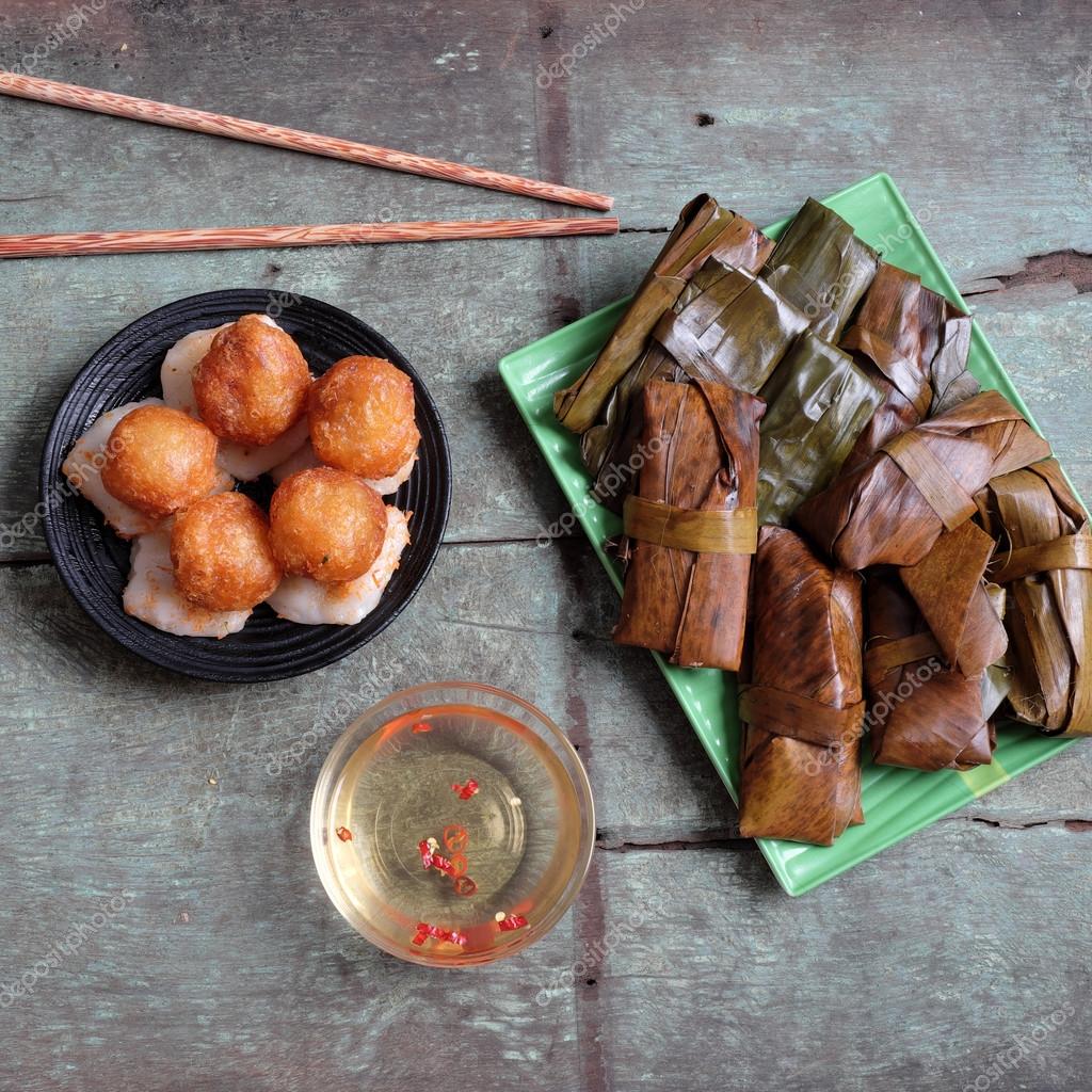 Vietnamese food, banh nam, banh bot loc Stock Photo by ©xuanhuongho ...