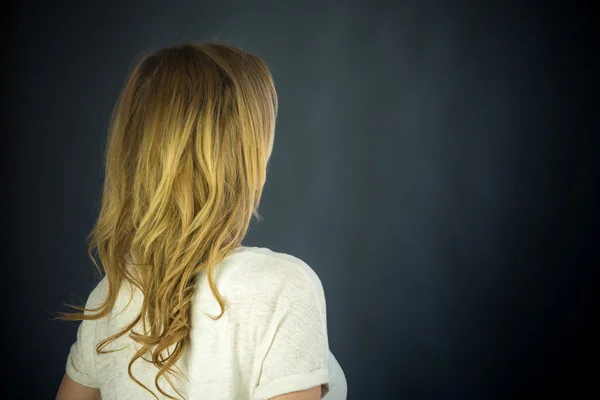 Woman looking behind Stock Photo by ©Bruno135 111384376
